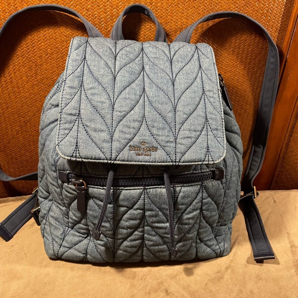 Kate Spade Ellie Denim Backpack - Gem
